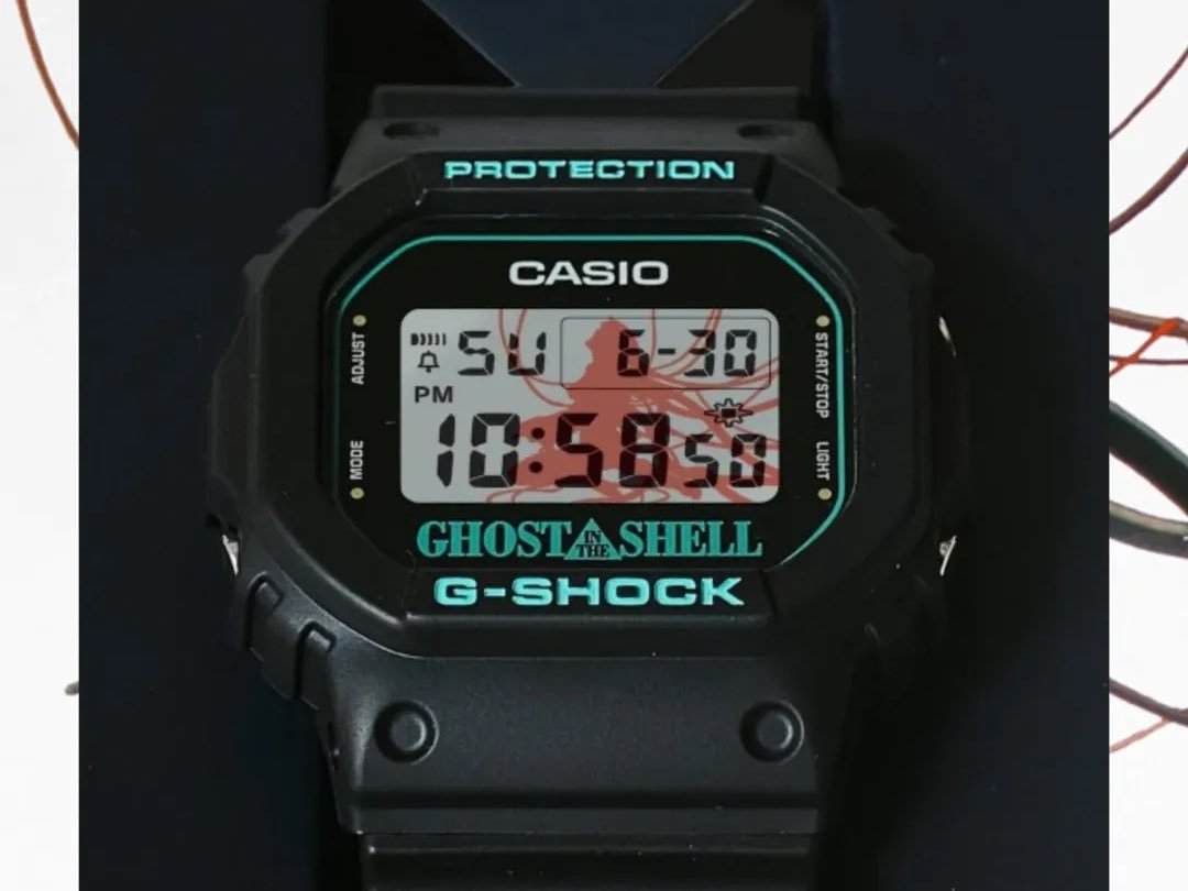 Unveiling the Futuristic G-Shock DW-5600 x Ghost in The Shell Anime ...